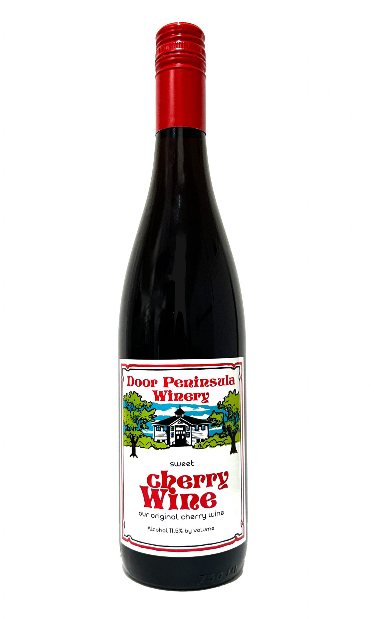 Throwback Label Sweet Cherry Door Peninsula Winery